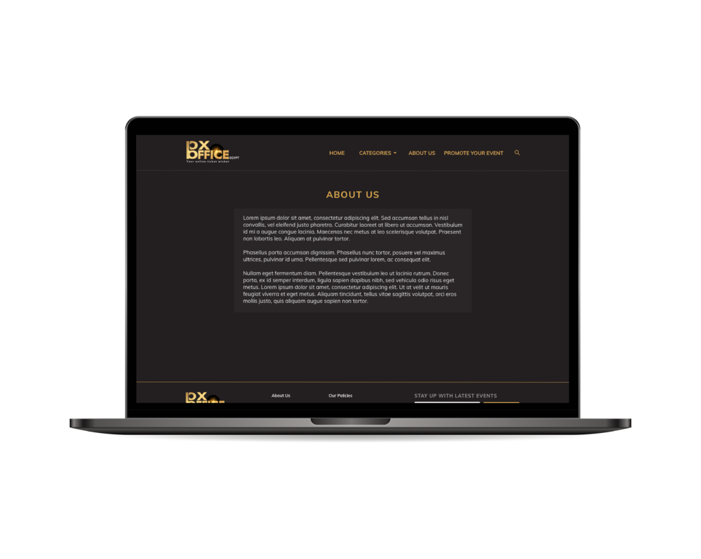Box Office For Events Booking | Soleek Lab